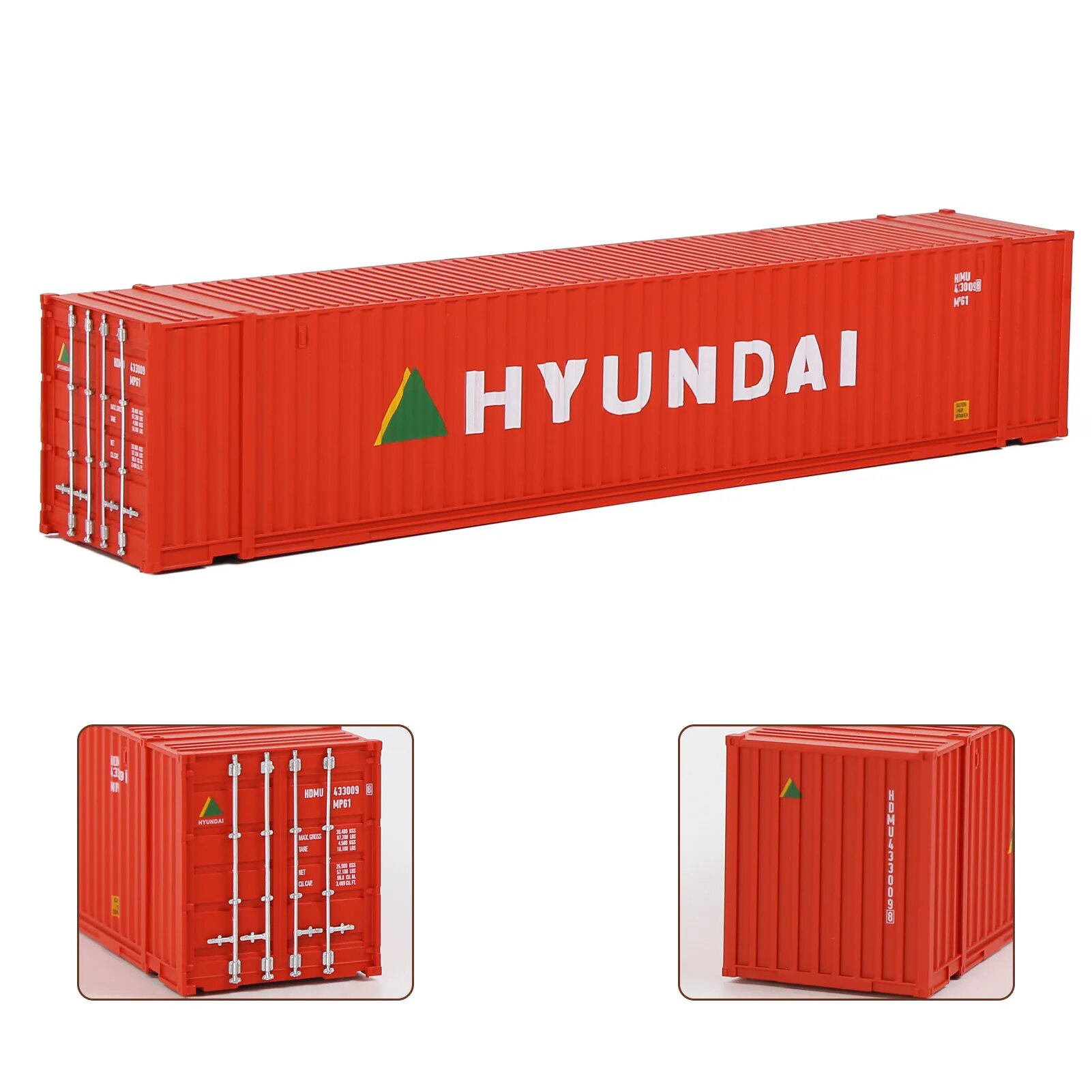 Контейнер HYUNDAI, HO Scale, 48 футов, 1:87