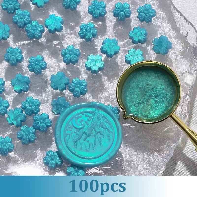 Восковые гранулы Аврора вишневый цвет 100 шт. TZ678