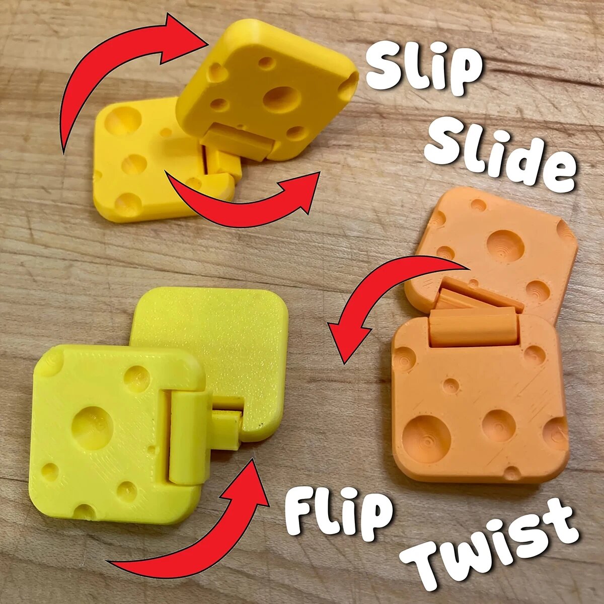 Simple Dimple Fidget Cheese Slider - Спиннер — фото 1