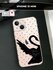 Силиконовый чехол на Apple iPhone 13 mini / Айфон 13 мини с принтом Черный лебед...