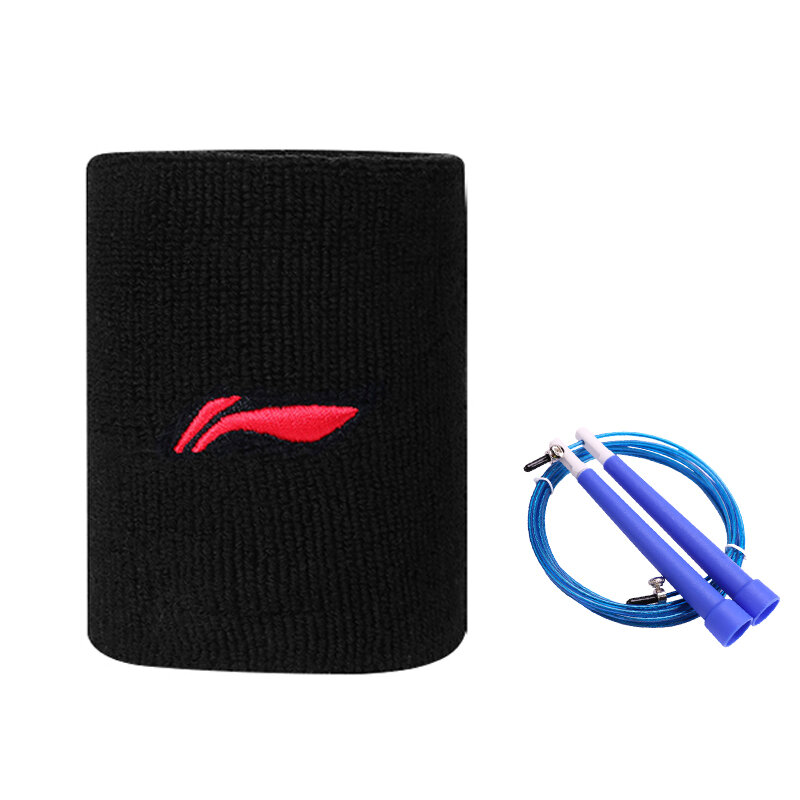 Напульсники унисекс Li Ning, черные/белые, OneSize EU