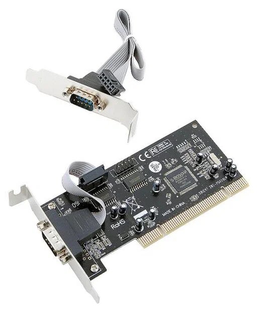Контроллер PCI, Multi I/O, 2xCOM9M Orient Low profile — фото 1