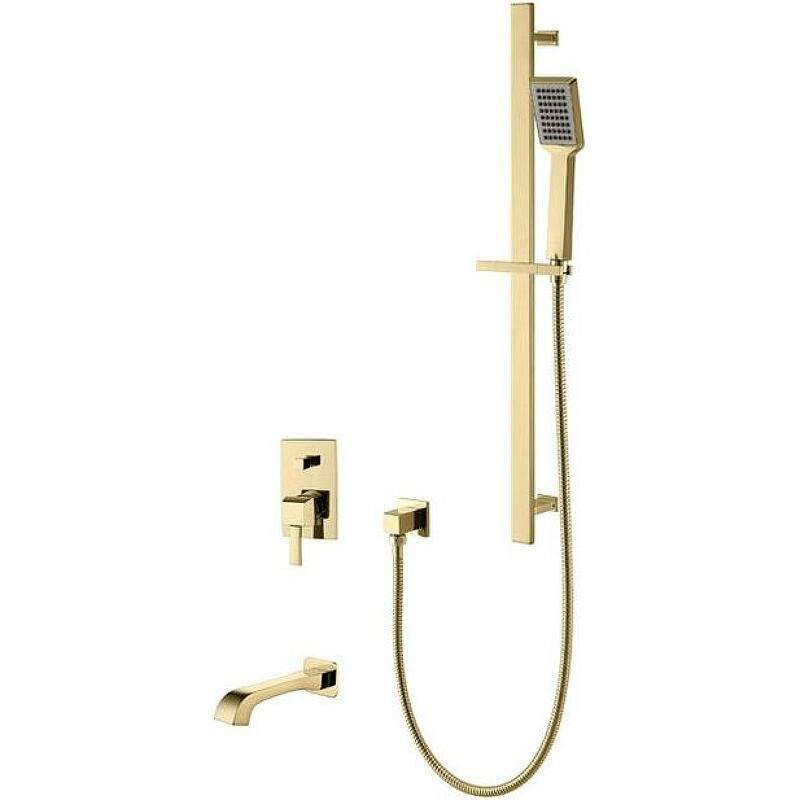 Смеситель для ванны Caprigo Diamante 50-210-oro золото, рычажное управление, латунь