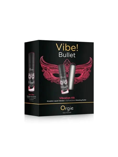 Набор Orgie Vibe! Bullet с вибрирующим гелем Dual Vibe и вибропулей