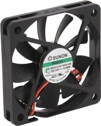 Вентилятор осевой SUNON MF60101V2-1000U-A99 Вентилятор осевой 12В DC 60x60x10мм подшипник Vapo 24,17куб. м/ч 25дБА 1шт