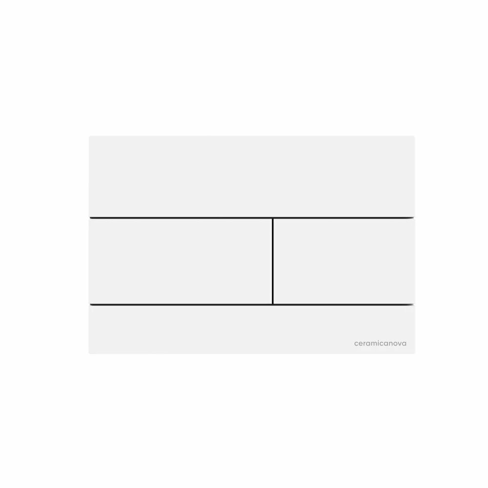 Кнопка смыва Баланс (Balance), клавиши Прямоугольники (Rect) белый, CN12-004W