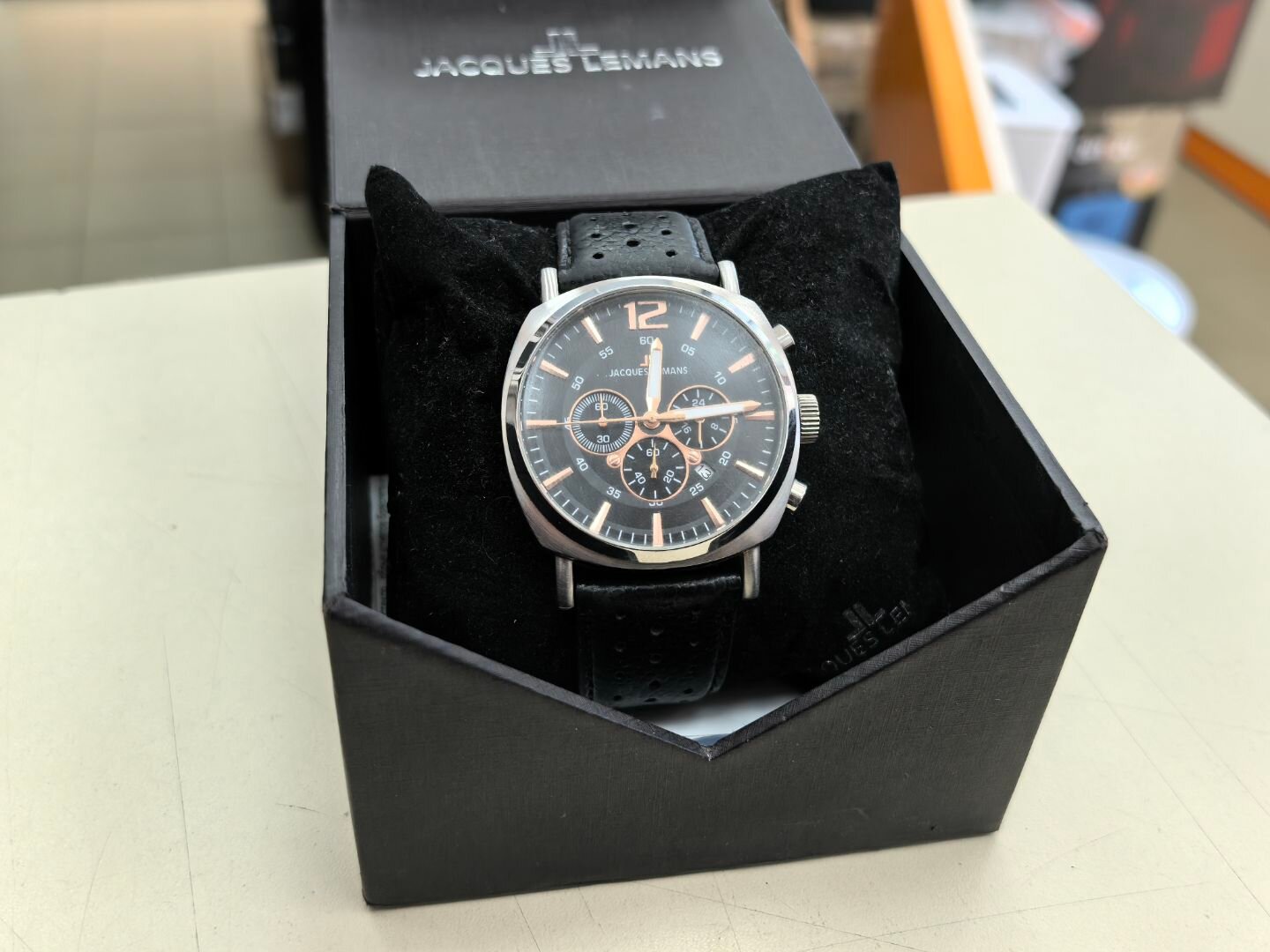 Наручные часы JACQUES LEMANS Sports, стальной, б/у
