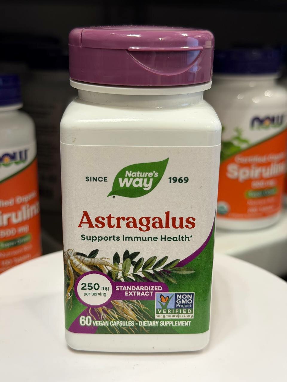 Nature’s Way – Астрагал (Astragalus) 60 капсул для укрепления иммунитета и против стресса