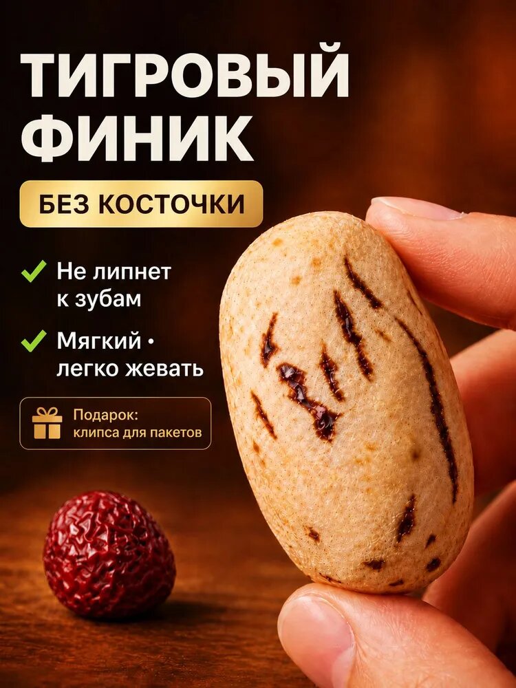 Китайские финики очищенные (без косточек), 250 г