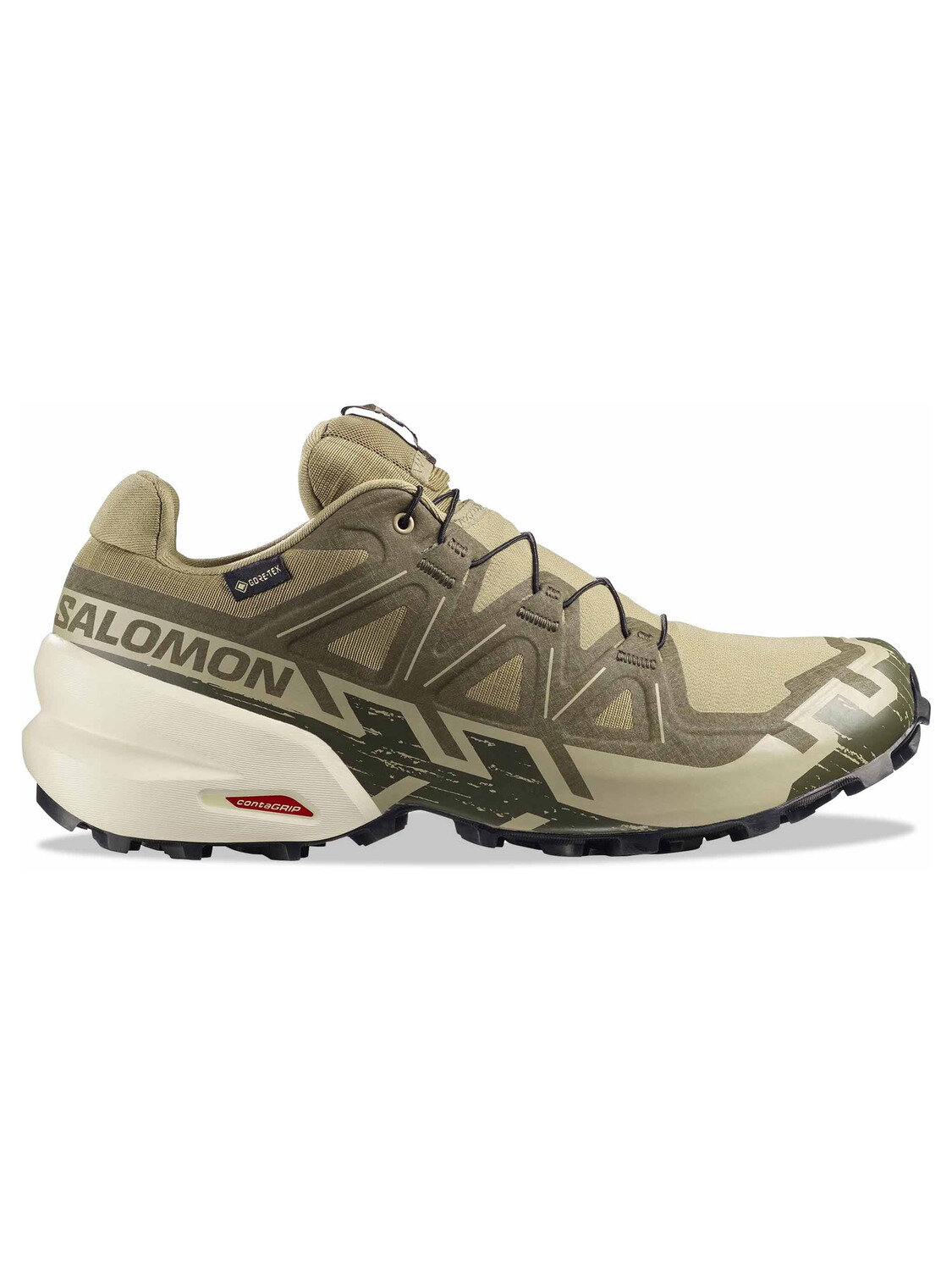 Кроссовки беговые Salomon Speedcross 6 GTX Хаки, для мужчин