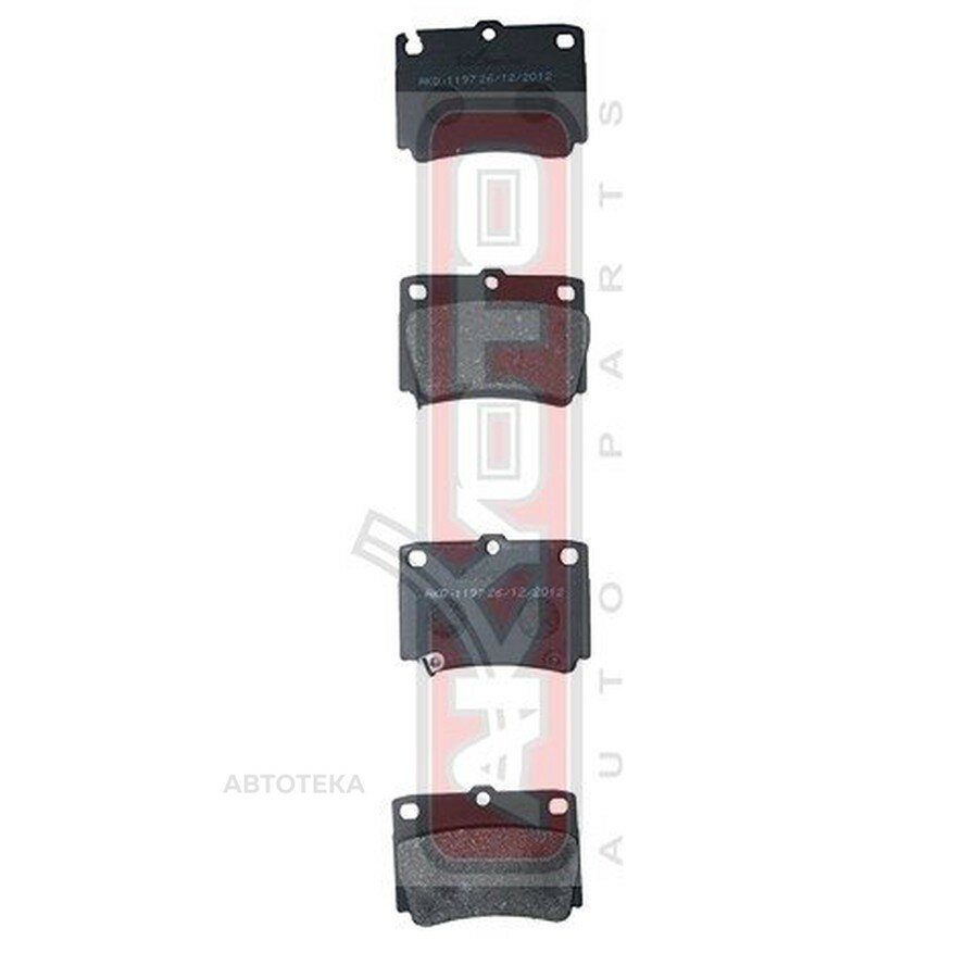 Колодки тормозные дисковые задние AKYOTO AKD1197