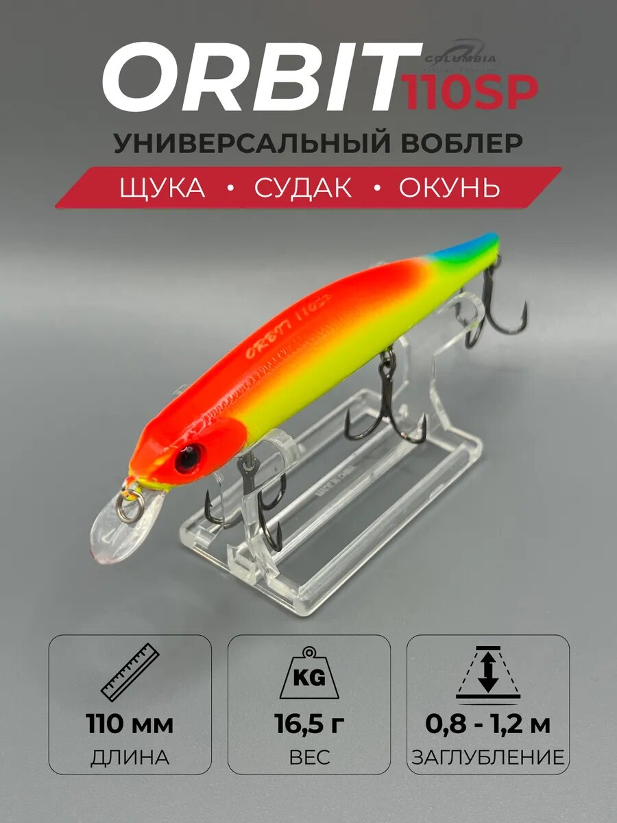 Воблер Orbit 110 SP 16,5г суспендер щука судак минноу