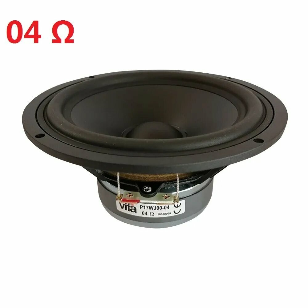Vifa P17WJ00-04 6,5"HiFi Динамик для среднечастотного динамика, конусная алюминиевая корзина из полипропилена, 4 Ом, 80 Вт