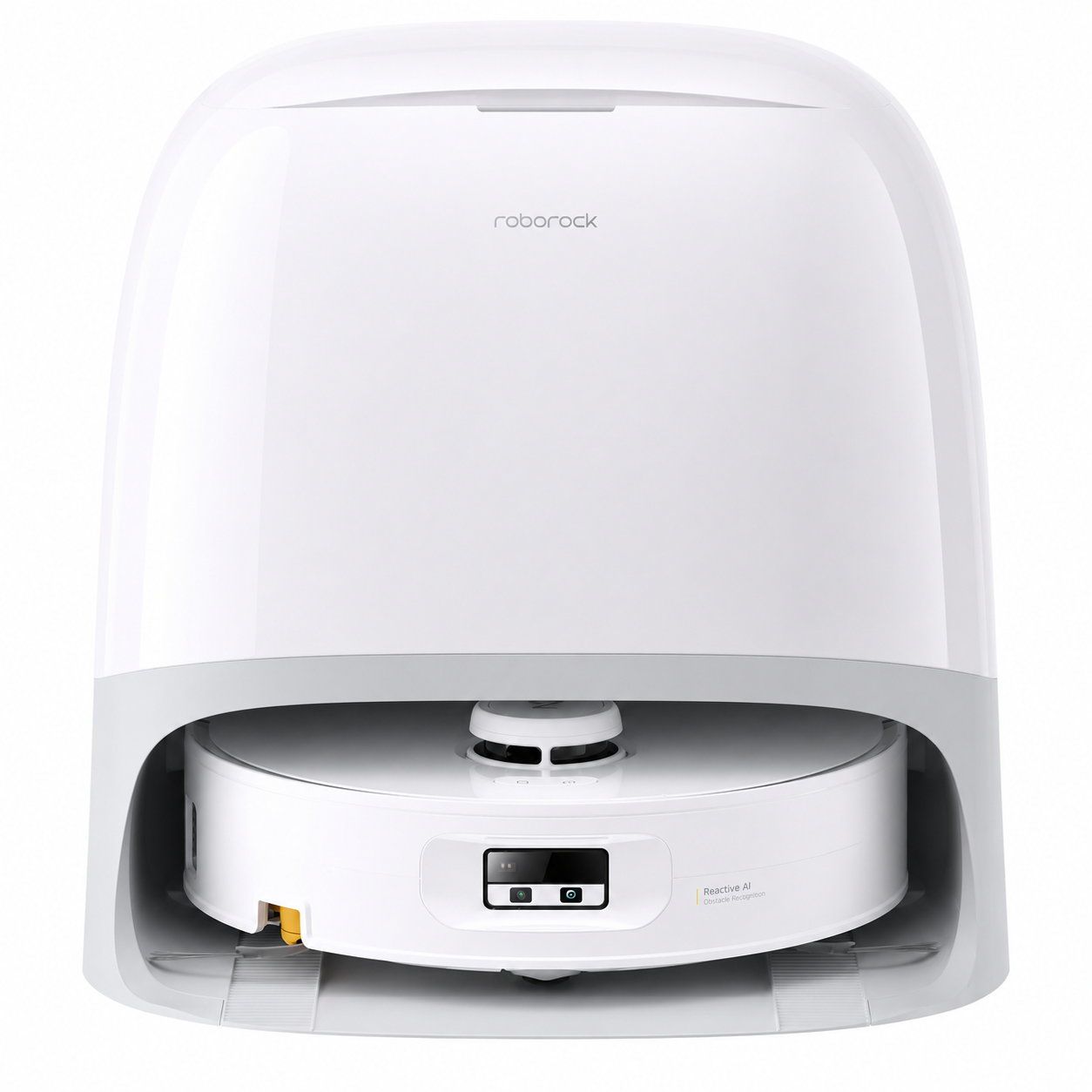 Моющий робот-пылесос, Roborock Qrevo Curv 2 Flow, White (Белый) RU