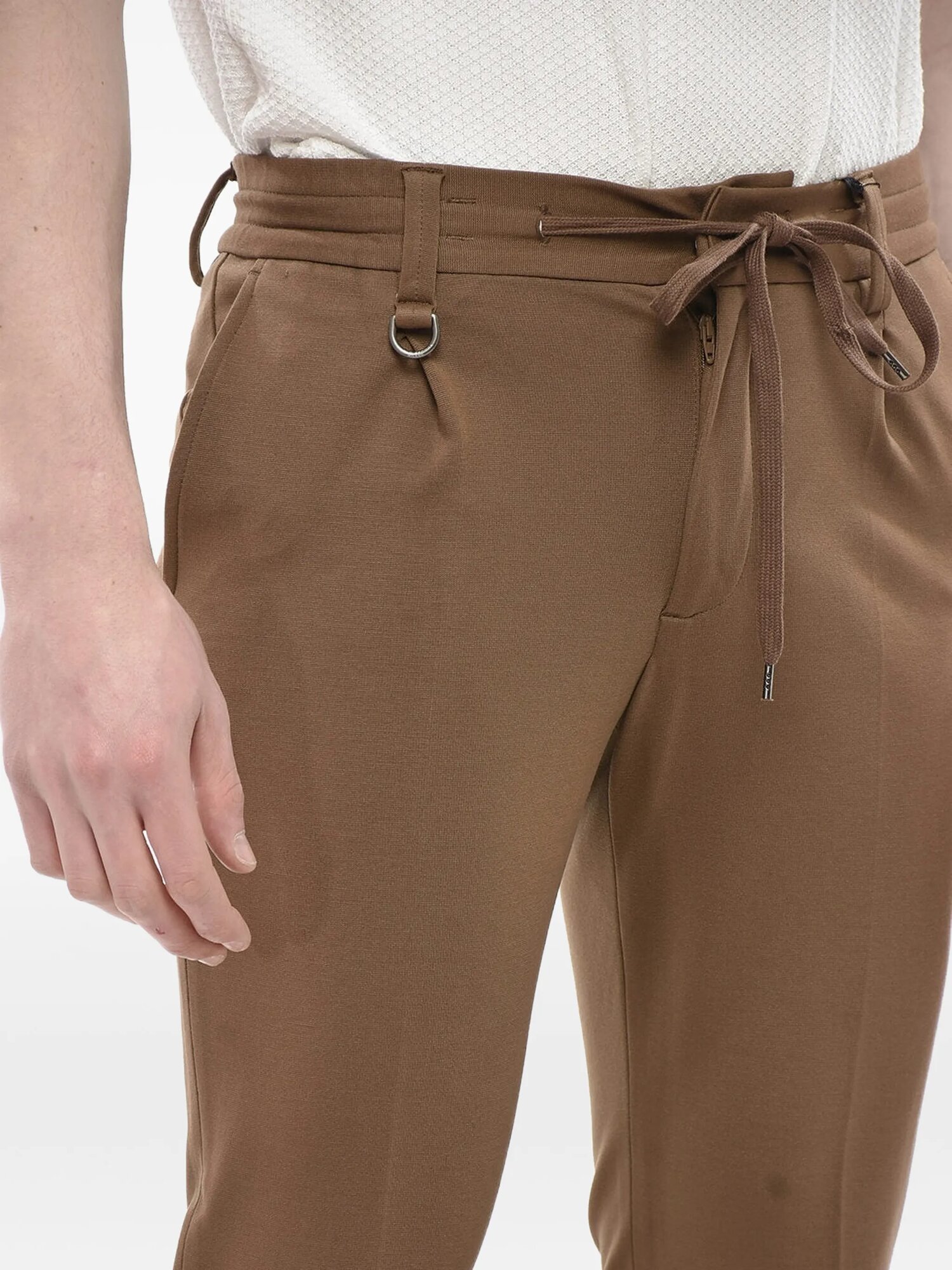 Брюки Paolo Pecora Brera drawstring trousers, размер 44 — фото 1