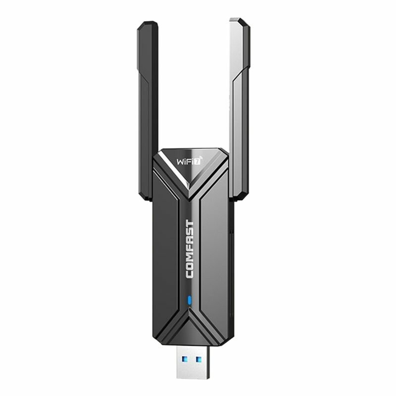 (G C K F) Беспроводной Адаптер WiFi7 USB Для ПК И Ноутбуков для ПК для ноутбука адаптер USB WiFi7