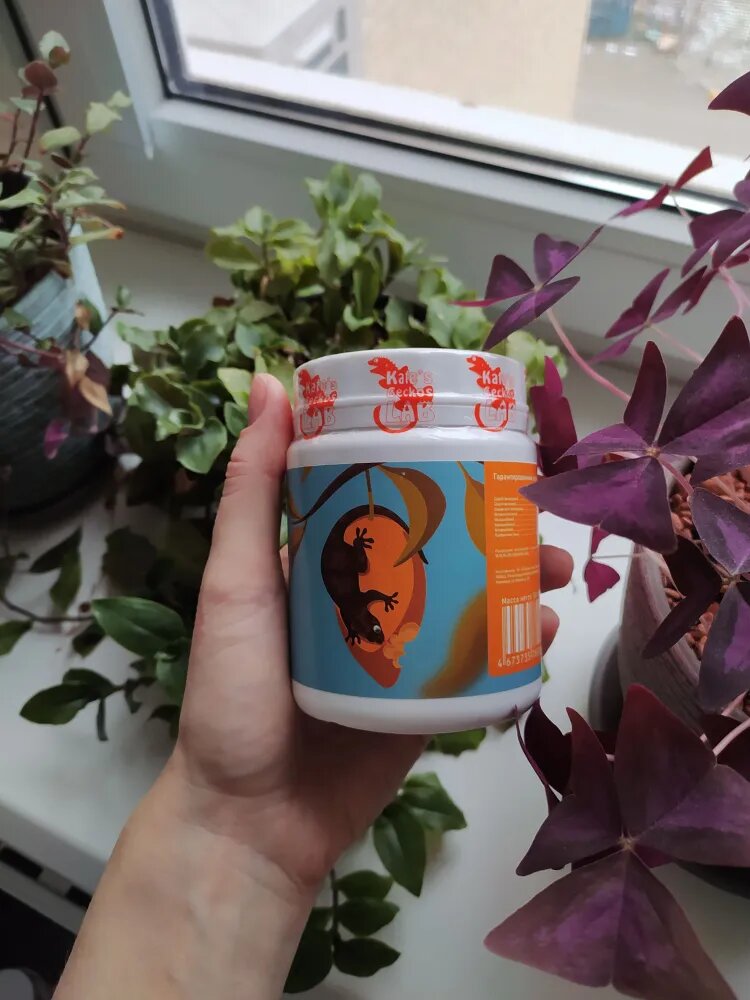 Kates Geckos Lab Mango, Пюре для рептилий со вкусом манго, 100 г