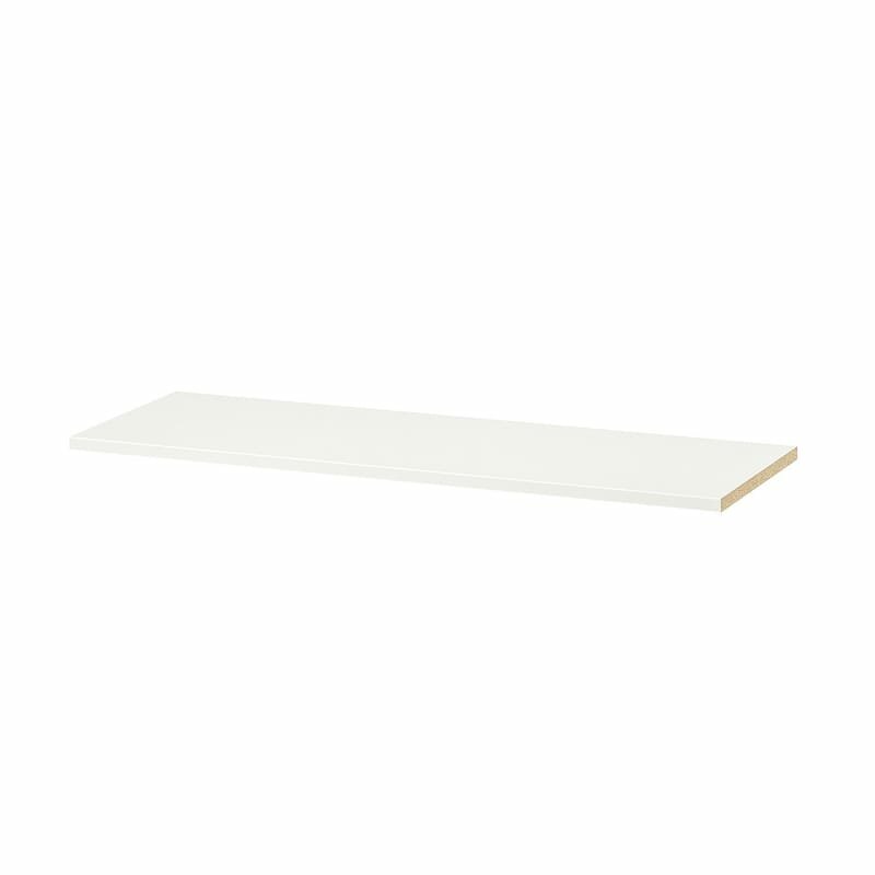 Полка ikea komplement, белый, 100x35 см 002.779.89