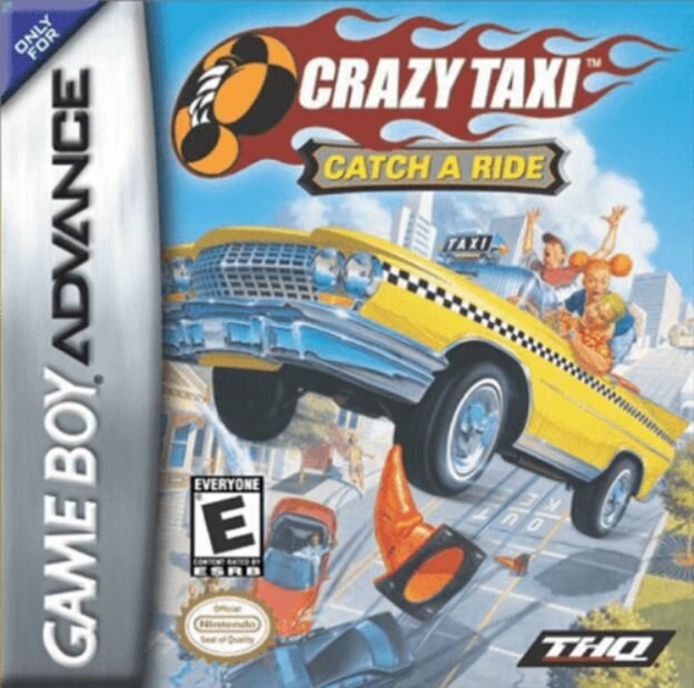Crazi Taxi (Сумасшедшее такси) GBA, рус. версия (Platinum) 64K-270