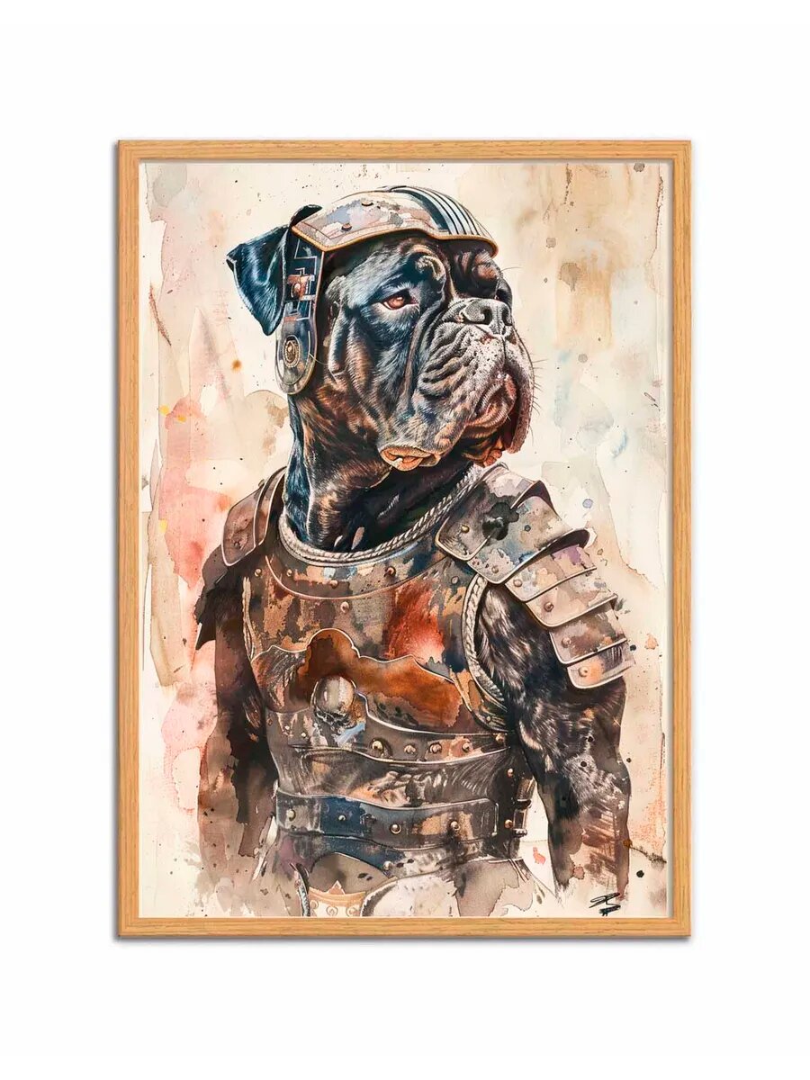 Неаполитанский мастиф-Гладиатор 1, Плакат 30x42см
