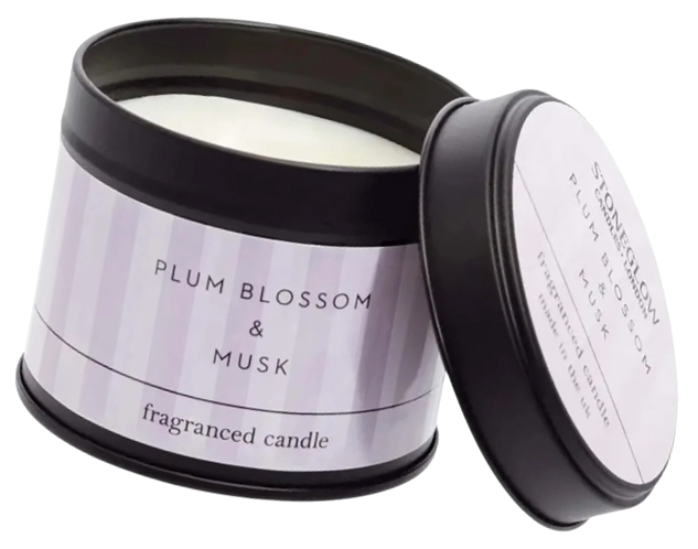 Ароматическая свеча Плам Блоссом Энд Маск 180 гр - Stoneglow Plum Blossom and Musk