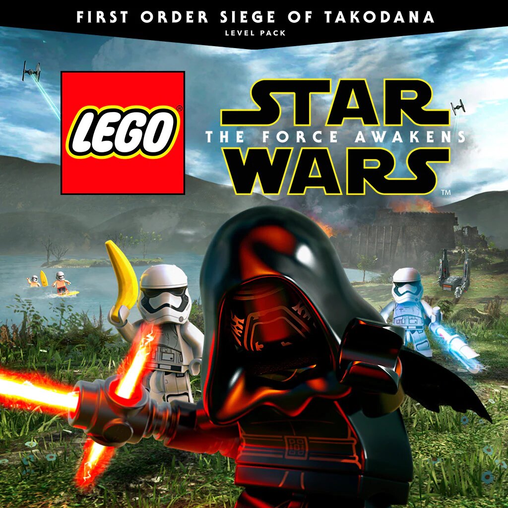 Дополнение LEGO STAR WARS: THE FORCE AWAKENS - First Order Siege of Takodana Level Pack, цифровое издание PlayStation 4, регион Индонезия / код пополнения баланса