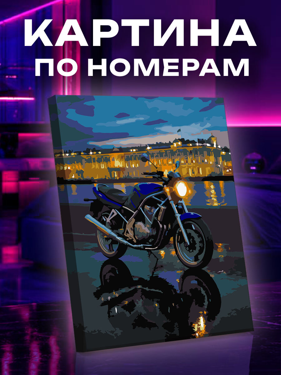Картина по номерам Бандит над ночной Невой