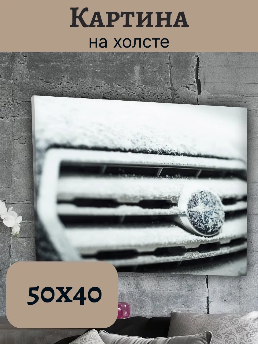 Картина Постер Субару Subaru JDM 40x50 зимний