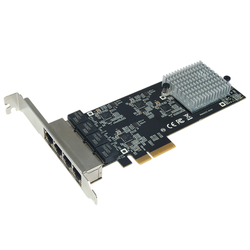 Сетевая карта Sunrich technology(h. k.) 2.5G Quad Port RJ45 Ethernet Adapter support WOL with Intel I225-V chipset N-810