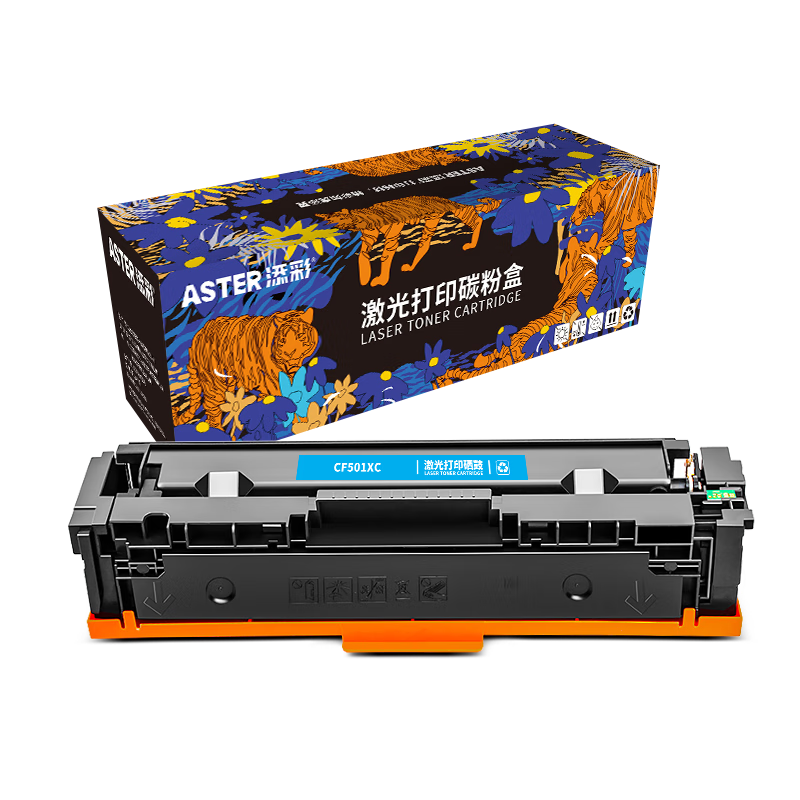 Тонер-картридж Tiancai 202A с чипом для принтеров HP M281fdw M254dw M280nw высокой емкости синий Цвет：С чипом Высокая