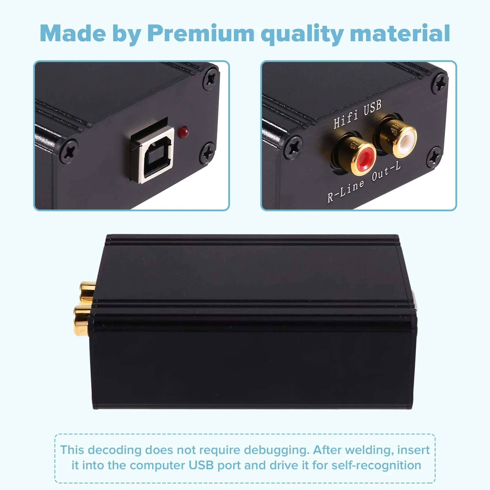L1387DAC 4X Quad-parallel TDA1387 USB декодер