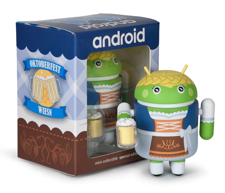 Android Mini Collectible Figure Special Edition, робот коллекционный, Октоберфест (Oktoberfest / Wiesn 2)