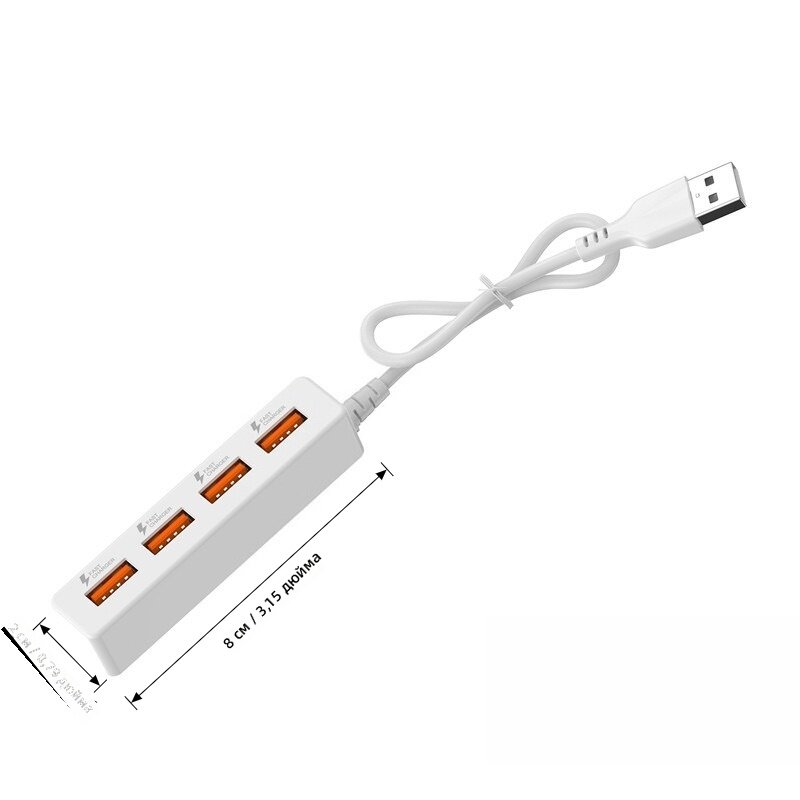 Мини-конвертер USB-хаба на 4 порта с разъемом Type-C, 65 Вт, со встроенной подставкой и динамиком, многофункциональное зарядное устройство для смартфонов, планшетов и ноутбуков