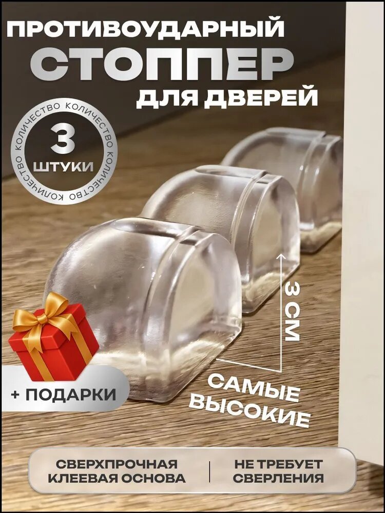 Ограничитель для двери стоппер напольный