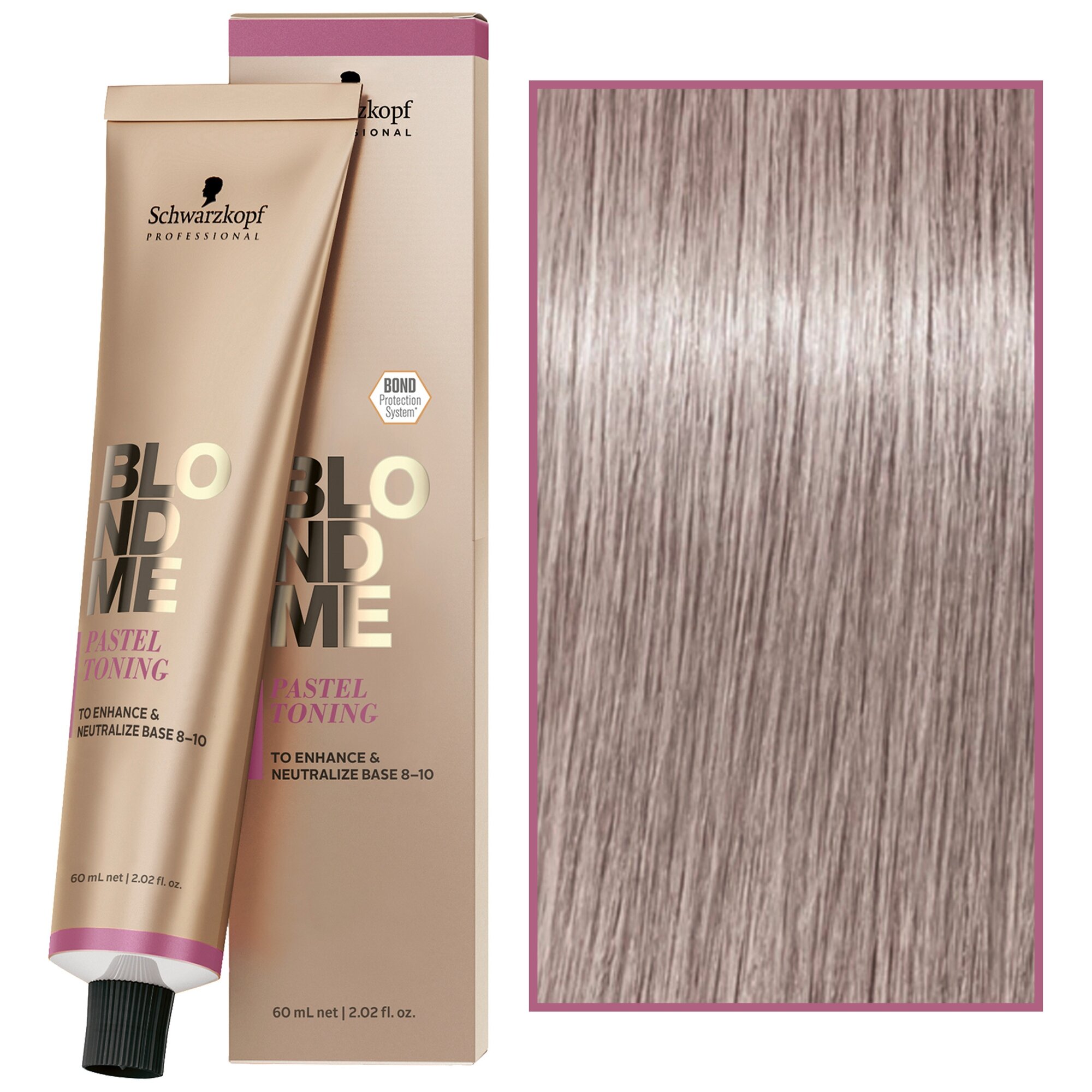 Schwarzkopf BlondMe T- Pastel Toning Lilac Тонирующая крем-краска для волос 60мл