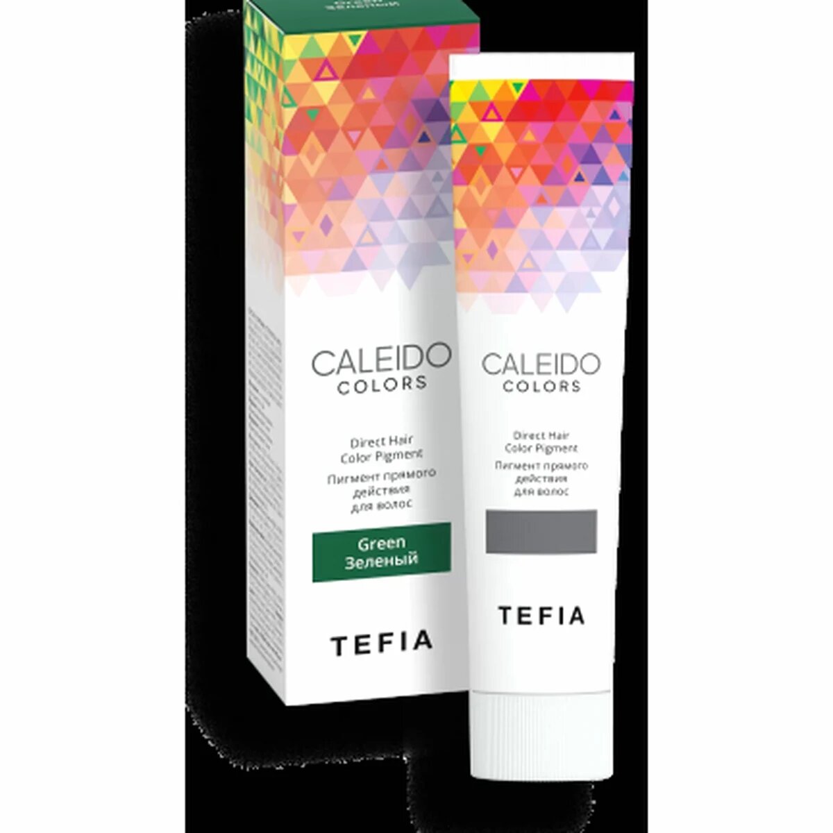 Tefia, Пигмент прямого действия для волос Зеленый CALEIDO, 100 мл