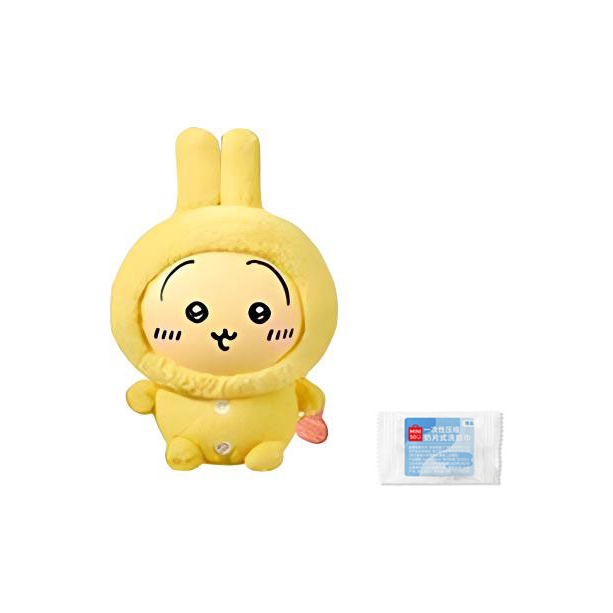 Плюшевая кукла унисекс MINISO x Chiikawa Пижамная коллекция, Usagi+Face Towel 1 шт.