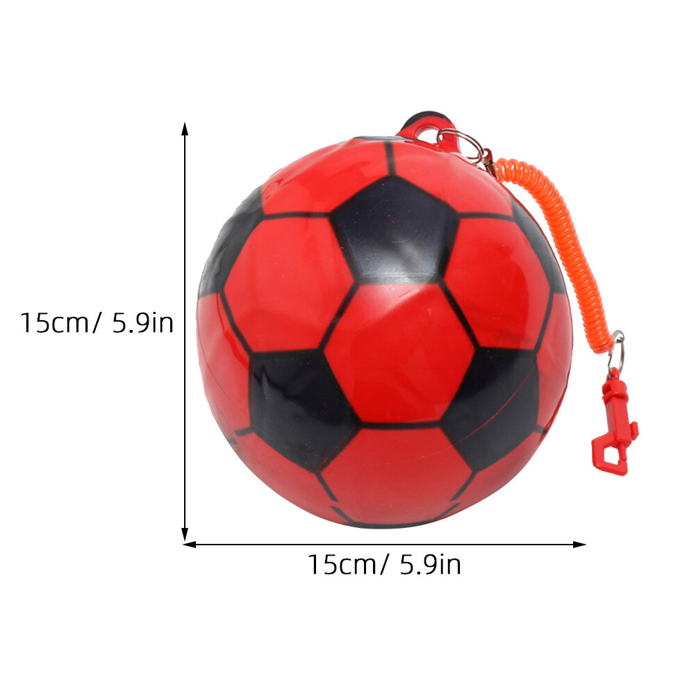 Надувной Мяч Для Игры На Пляже 22.00Cm Красный Цвет Летние Игрушки Для Детей На Улице