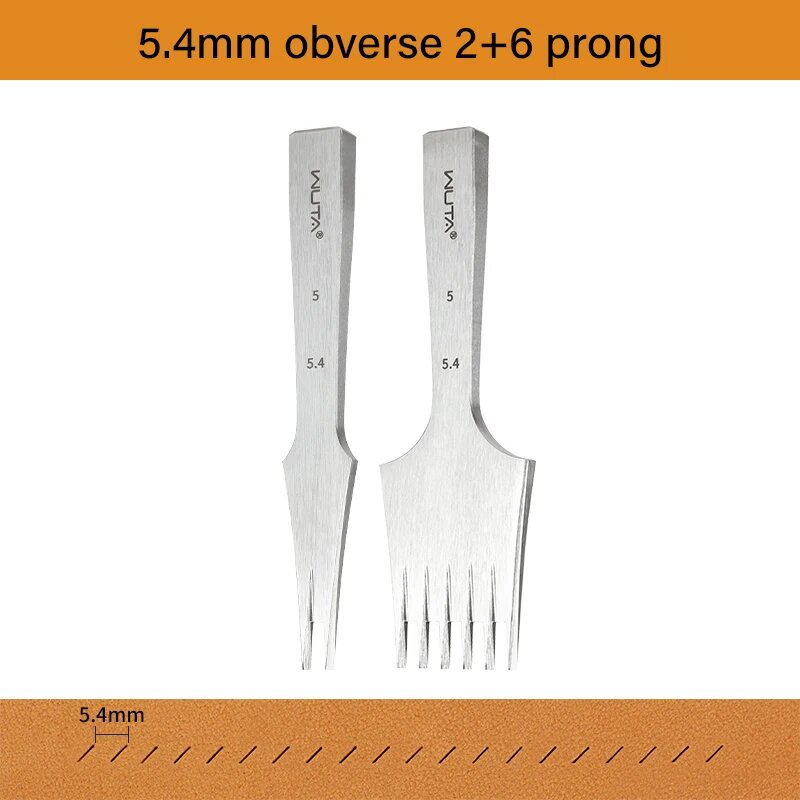 Пробойник для кожи WUTA 5.4mm 2-6 teeth