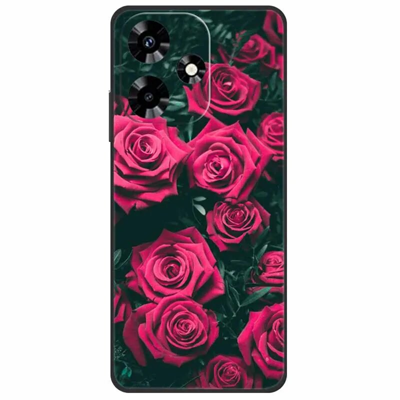 Чехол для Infinix Hot 30i NFC X669D, силиконовый, с изображением волка и льва, 5, For X669D X669C