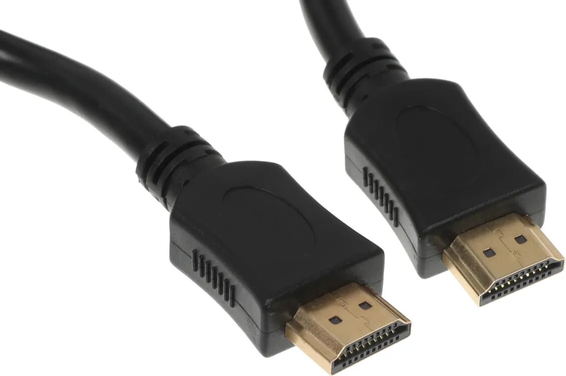 Кабель аудио-видео Buro BU-HDMI-v1.4-5M-FF, HDMI (m) - HDMI (m), ver 1.4, медный, 5м, GOLD, ф/фильтр, черный