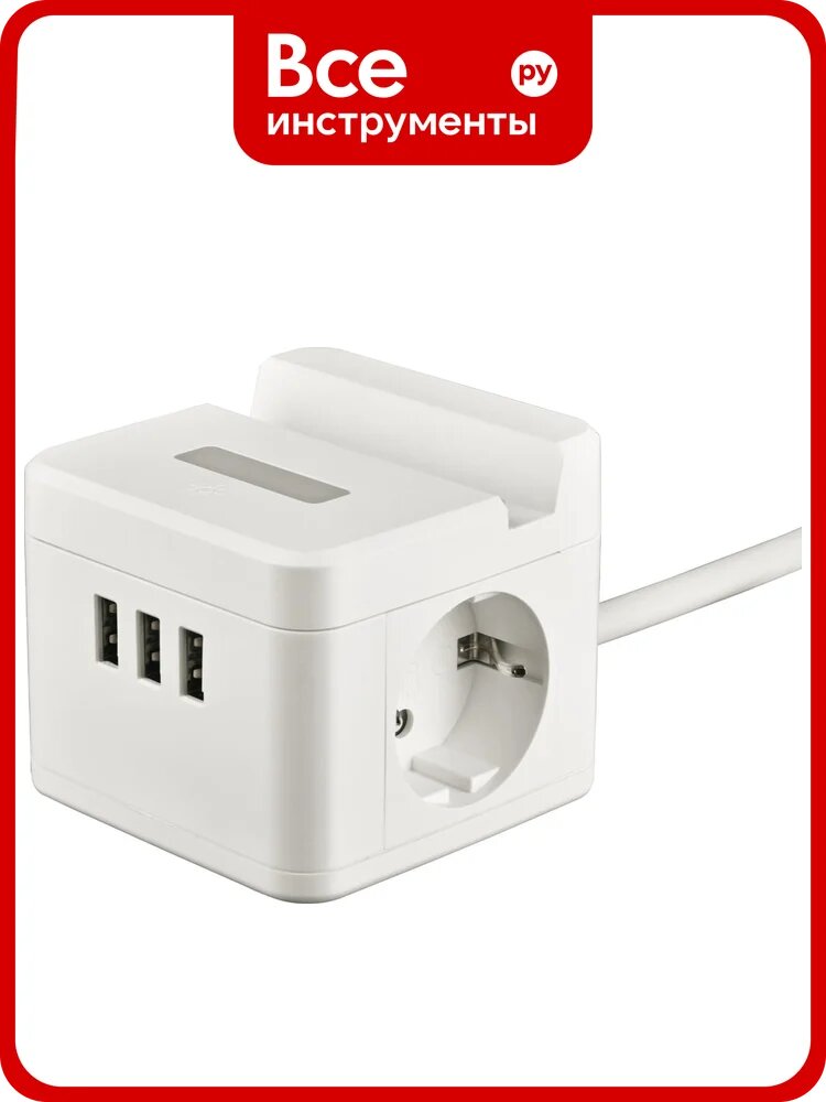 Удлинитель Uniel S-GCD2-1,5SBUH WHITE UL-00011251