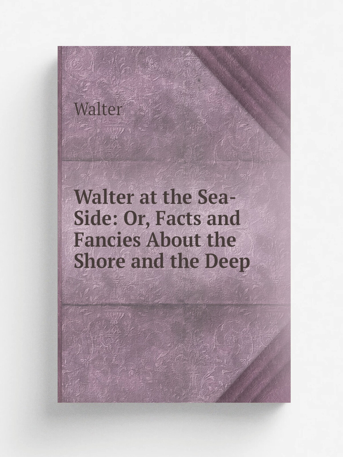 Walter at the Sea-Side: Or, Facts and Fancies About the Shore and the Deep