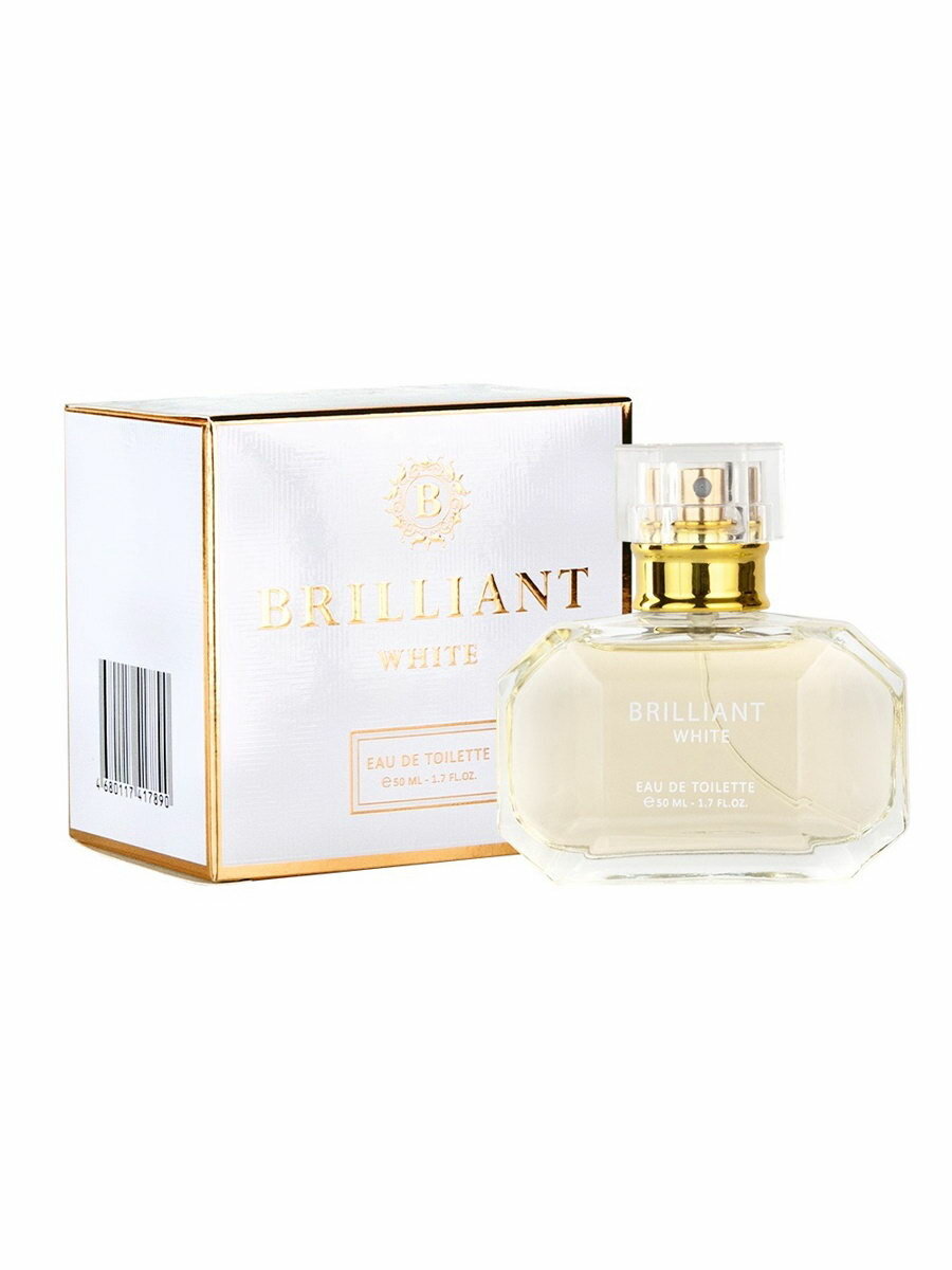 Туалетная вода женская Brilliant White, 50 мл, маркировка: честный знак