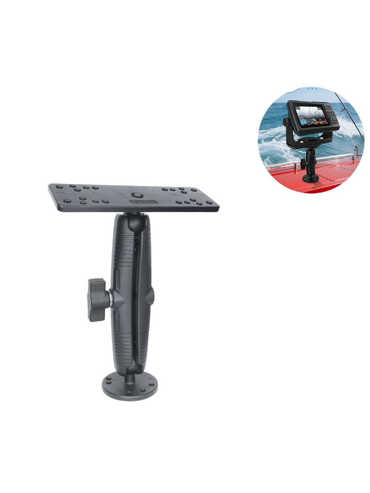 Быстроразъемный Держатель Эхолота Универсальная Совместимость Для Гидроакустических Систем Плавсредств