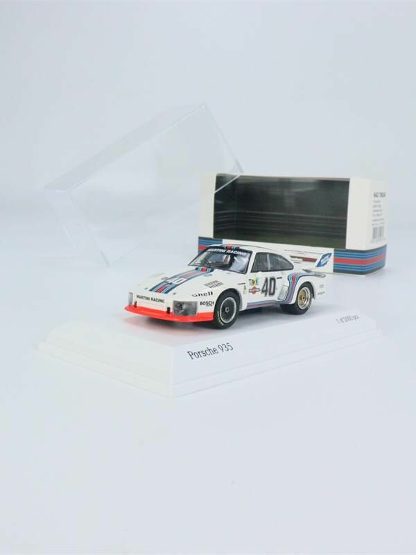Машинка Tarmac Works TW x MINICHAMPS 1/64 Porsche 935 1976 #40 Le Mans 24 Hours Die-cast Alloy Car Model Collection Display Gift