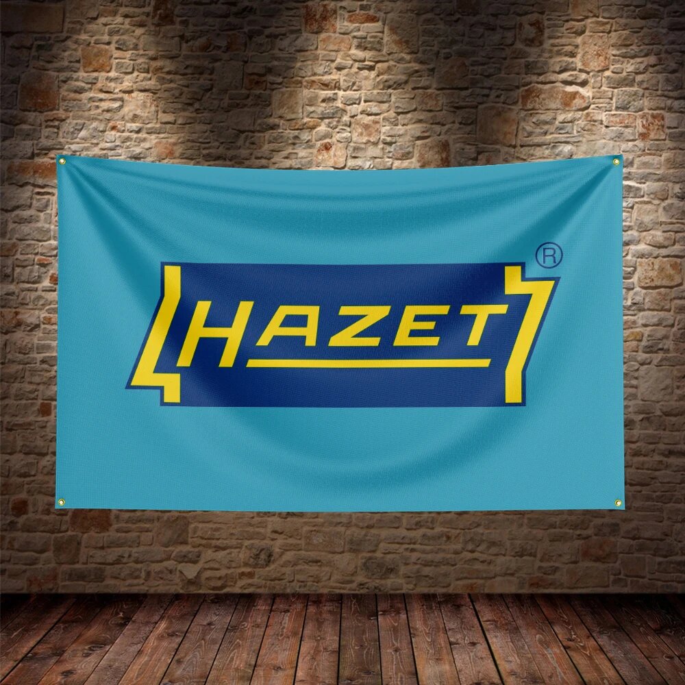 Флаг Hazet синий 90x150 см, полиэстер