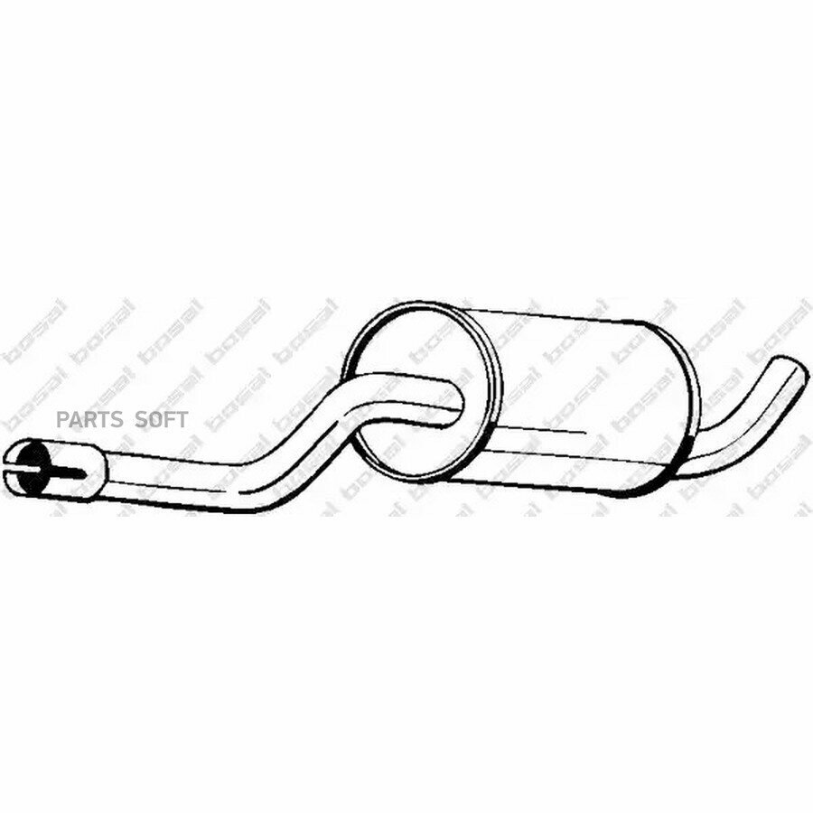 BOSAL 235-017 Резонатор