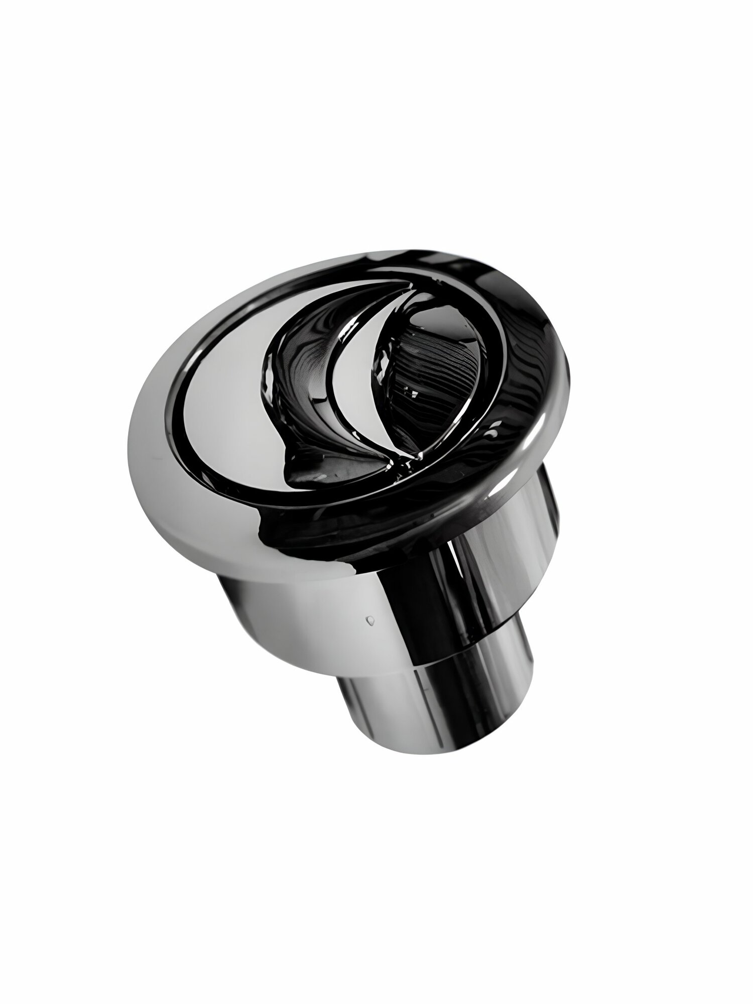 Кнопка для арматуры бачка унитаза двухрежимная, хром, Инкоэр, СБ2-АА-КМ Р