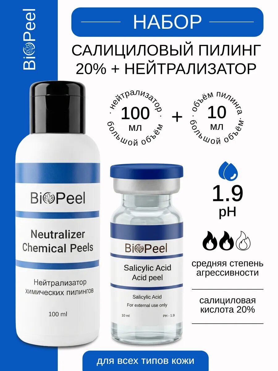 Original Салициловый пилинг 20% + Нейтрализатор для Красоты
